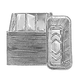 MESTAEK Grease Cup Liners (50 Pack), Compatible Replace Blackstone Griddle Drip pan Liners for 36" 30" 28" 22" 17" Griddles, Disposable Aluminum Foil Catch Grease Pan, BBQ, Baking, Cooking, Roasting