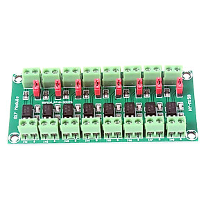 NOYITO PC817 8-Channel Optocoupler Isolation Board Voltage Converter Adapter Module 3.6-30V Driver Photoelectric Isolated Module