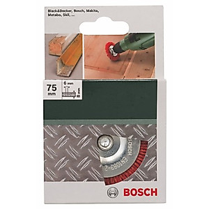 Bosch 2609256535 6 x 75 mm Wire Cup Brush Nylon Wire