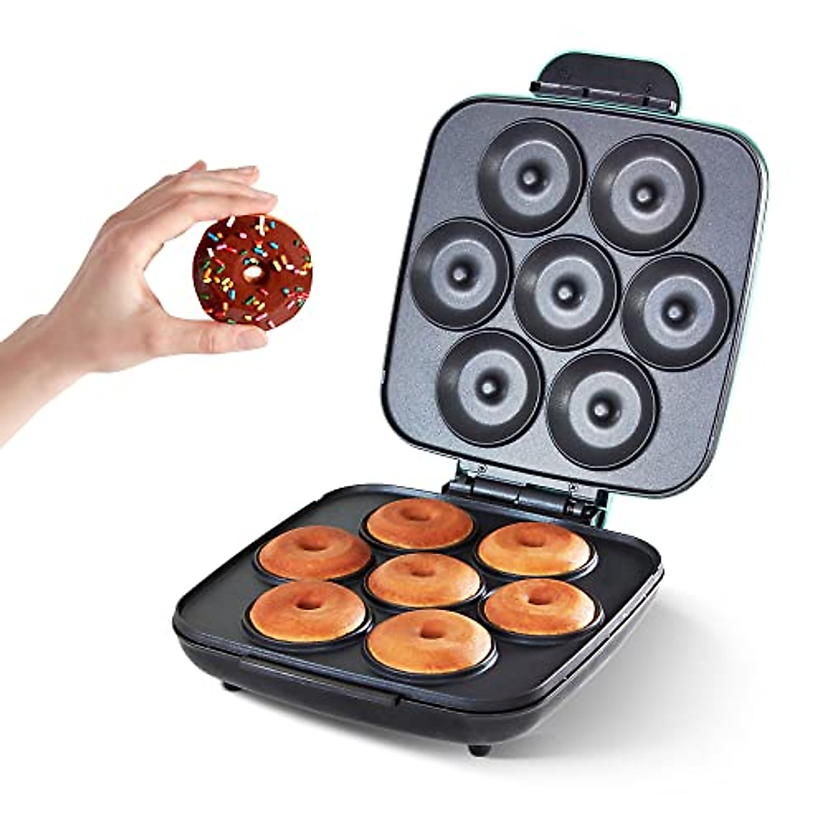 Delish By Dash Donut Maker for Snacks, Dessert, and More - Blue