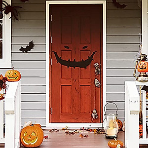 Black Outdoor Lantern with Solar Candle - 10.5 Inch Tall, Metal & Glass, Round Hurricane Style, Waterproof, Battery Included, Solar Powered Decorative Patio Lantern for Modern Home Decor