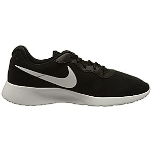 Nike Mens Tanjun Black/White-Barely Volt-Black 6.5