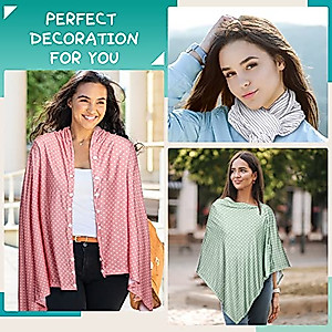 Sintege 3 Pcs Breastfeeding Cover Nursing Scarf Privacy Nursing Covers Soft Nursing Poncho Nursing Blanket for Breastfeeding Boys and Girls Seat Infant Car Seat Canopy Cover