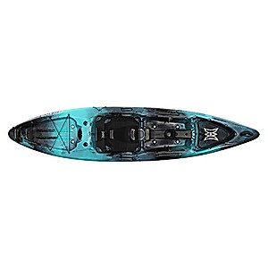 perception Pescador Pro 12 | Sit on Top Fishing Kayak with Adjustable Lawn Chair Seat | Large Front and Rear Storage | 12' | Dapper