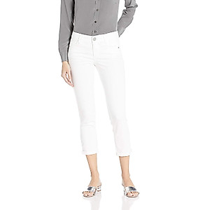 Democracy womens Absolution Crop Jeans, Optic White, 8 US
