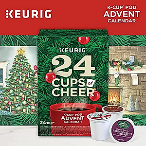 Keurig Advent Calendar Variety Pack, Single Serve K-Cup Pods, 24 Count