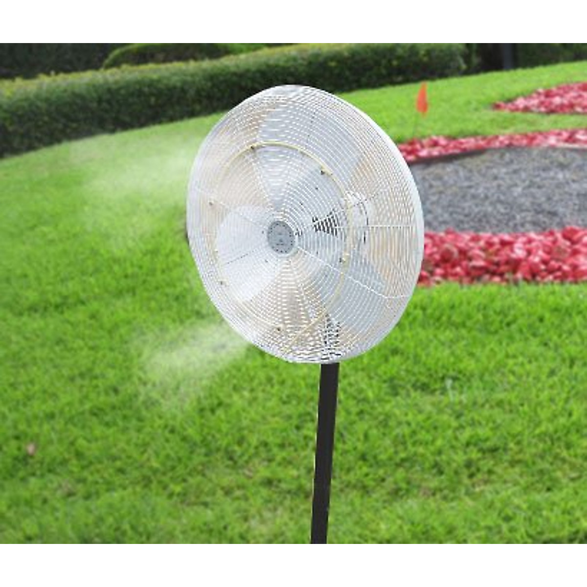 MISTCOOLING - Fan Mist Kit - Low Pressure Misting Ring - DIY Fan Mist Ring with Brass/Stainless Steel Nozzles (FMK12-4)