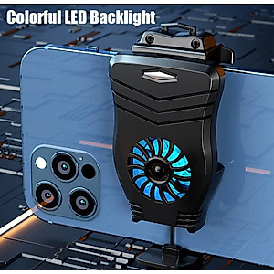 16 in 1 PUBG Mobile High Frequency Triggers with Cooling Fan, Max 30 Shots per Second, PUBG Controller with cooler for PUBG/Fortnite/Call of Duty/Rules of Survival (G03)