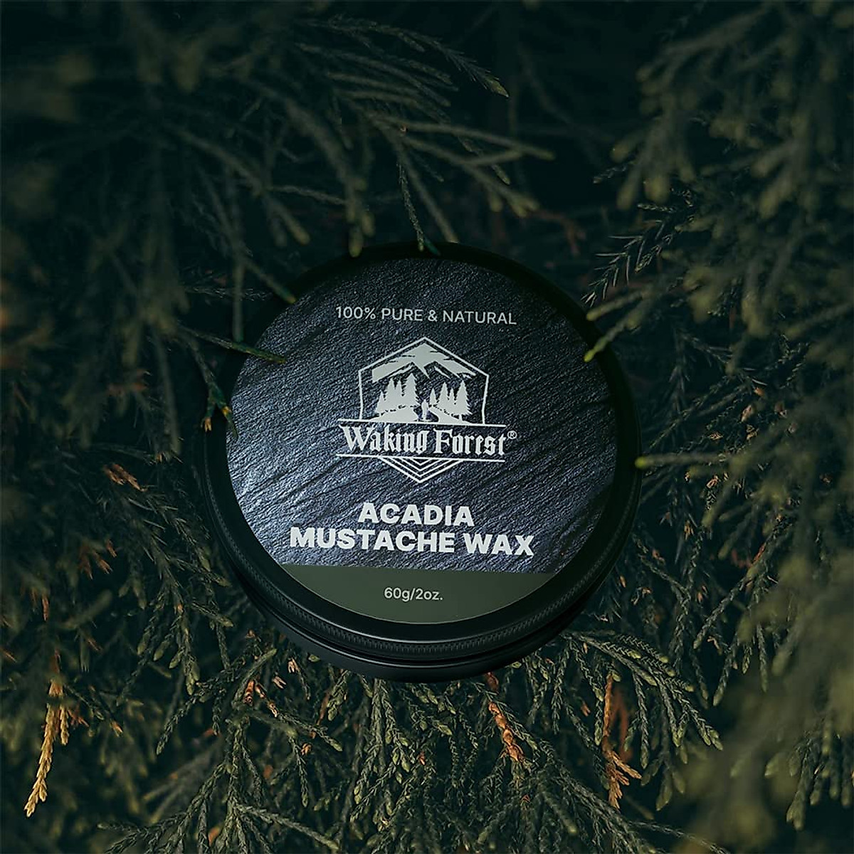 Mustache Wax for Men Medium Hold Beard Wax Tam Mustache Natural Look Moustache Wax for Men 2oz Natural Scented Beard Grooming Kit for Men Groom Moisturizes Beard and Skin Easy to Apply and Clean
