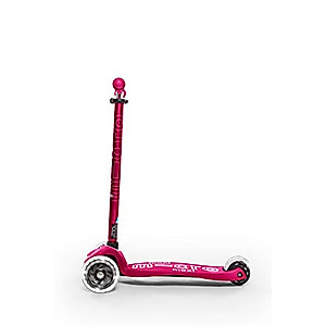 Micro Kickboard - Maxi Deluxe LED - Three Wheeled, Lean-to-Steer Swiss-Designed Micro Scooter for Kids with Motion-Activated Light-Up Wheels for Ages 5-12