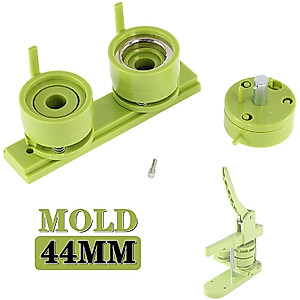 Button Maker Machine Interchangeable Die Mold Slide Rail Accessories for DIY Round Pin Maker Kit (Color : 44mm)