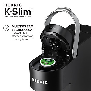 Keurig K- Slim Single Serve K-Cup Pod Coffee Maker, Multistream Technology, Black