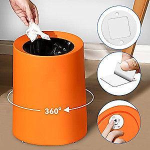 Self Adhesive Caster Wheels, Senbos Mini Swivel Wheels Stainless Steel Paste Universal Wheel 360 Degree Rotation Sticky Pulley for Bins Bottom Storage Box Furniture Trash Can (16 Pcs)