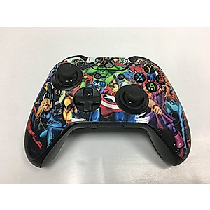 giZmoZ n gadgetZ Superhero Skins for Xbox One Console Decal Vinal Sticker + 2 Controller Set
