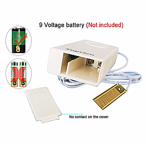 Topvico Water Leak Sensor Detector Flood Alarm for Basement Moisture 120dB Work Alone Battery Operated 3 Packs