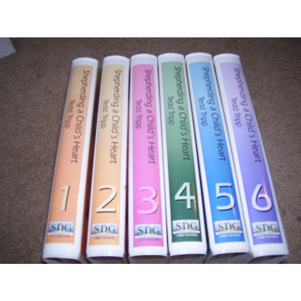 VHS Tapes Set of 6, Sheparding a Child's Heart by Tedd Tripp
