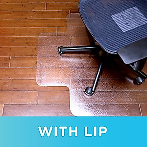 Dimex 46"x 60" Clear Rectangle Office Chair Mat For Hard Floors (1532630)