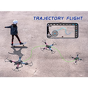 UranHub Drone with Camera for Beginners, 2K HD Camera FPV Drone for Adults with Altitude Hold, Headless Mode, Gesture Control, Voice Control and Trajectory Flight