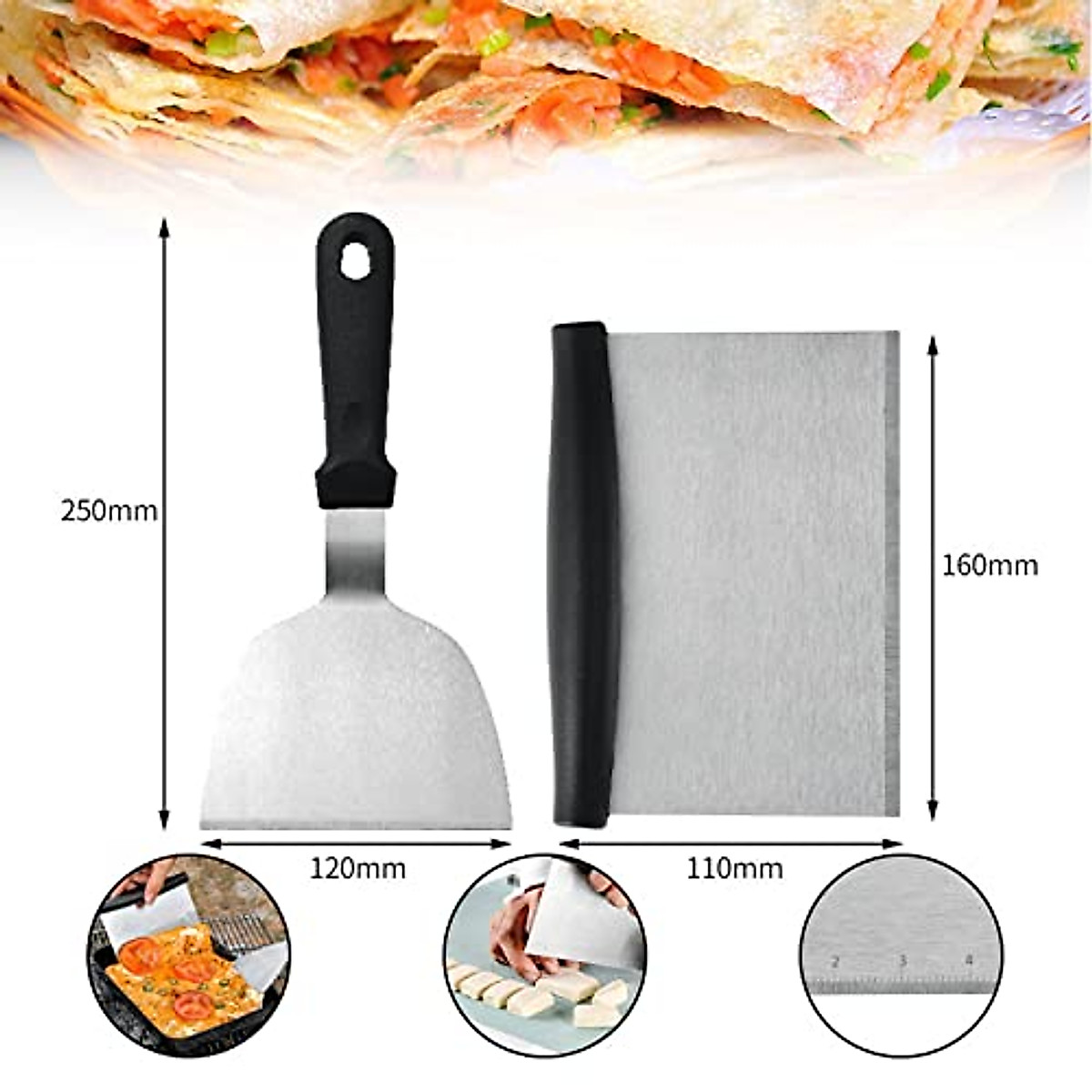 CYXI Grill Accessories, BBQ Tools Set, Grilling Tools Stainless Steel Grill Utensils,Portable Grilling Utensil Kit,for Travel, Picnics, RVs, Camping, BBQs, Parties (Size : 14pcs)