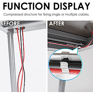 Trailer Frame Wire Clips Stainless Steel Cable Wire Organization for Fishing Boat Trailer, 25pcs