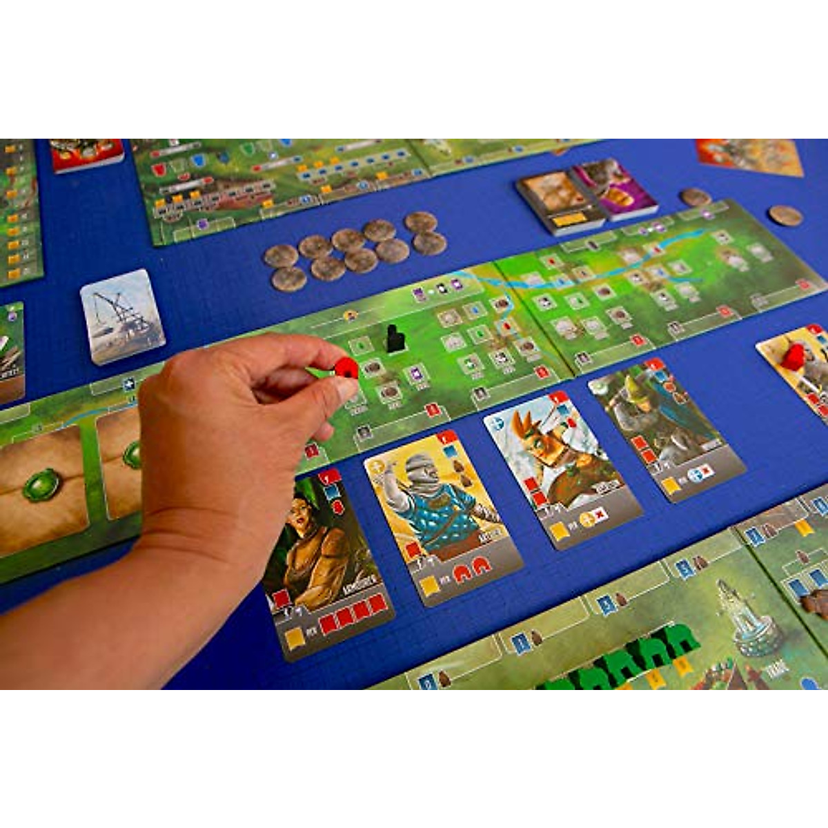 Paladins of The West Kingdom Strategy Board Game, 1-4 Players, Ages 12 and Up, 90-120 Min Play Time, Most Victory Points Win, Build Outposts, Fortifications, Commission Monks, & Confront Outsiders
