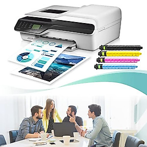 GREENBOX Compatible IM C300 C400 High-Yield Toner Cartridge Replacement for Ricoh IM C300 C400 842378 842379 842380 842381 for IM C300 C300F C400 C400F C400SF Printer (17,500 Pages, KCMY, 4 Pack)