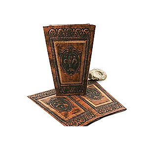 LEATHERKIND Storia Waste Paper Basket, Handmade