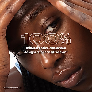 Cetaphil Sheer Mineral Sunscreen Stick for Face & Body, 0.5oz, 100% Mineral Sunscreen: Zinc Oxide & Titanium Dioxide, Broad Spectrum SPF 50, For Sensitive Skin