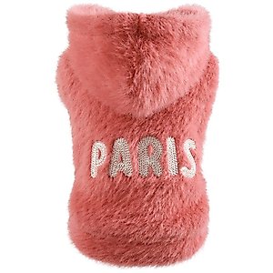 Sweater Pet Hooded Sweatshirt Pure Color Plush Warm Coat Cat Letter Warm Dogs Clothes for Medium Dogs Girl