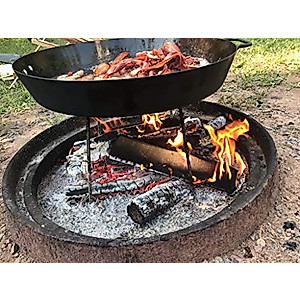FIRE STUMP. A Specially Designed Stand to Help Create and Maintain The Perfect Tee Pee Style fire. Works Great as a Campfire Cook Stand.