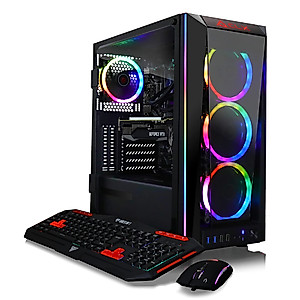 CLX Set TGMSETRTH0B11BM Gaming Desktop - Liquid Cooled AMD Ryzen 9 5950X 3.4GHz 16-Core Processor, 32GB DDR4 Memory, GeForce RTX 3080 10GB GDDR6X Graphics, 480GB SSD, 3TB HDD, WiFi, Windows 11 Home