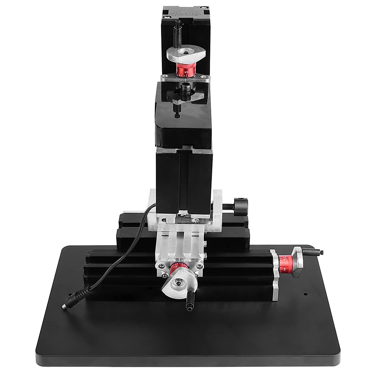 Mini Metal Lathe, 60W 100-240V 12000RPM TZ20005M Mini Wood Lathe DIY Miniature Milling Machine Miller, Milling Cutter with Two Cutting Edges