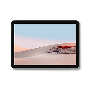 Microsoft Surface Go 2 10.5-Inch Tablet, WiFi, 4Gb Ram, 64Gb Emmc, Windows 10 Pro, Silver Bundled: GIZPRO 3 in 1 USB C to VGA HDMI DVI Adapter