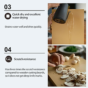 Synthetic Rubber Cutting board (L)