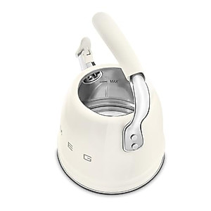 SMEG Retro Stovetop Whistling Kettle – 2.4Q (Cream)