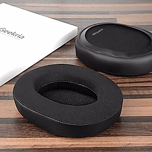 GEEKRIA Sport Cooling Gel Replacement Ear Pads for HyperX Cloud Flight, Cloud Flight S, CloudX Flight, Cloud Stinger, Stinger Core, Stinger S, Headphones Earpads, Ear Cushion Repair Parts (Black)