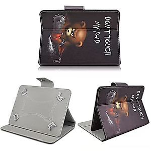 DETUOSI Universal 10.1 inch Tablet Case, 10 inch Tablet Cover, Magnetic Closure Travel Portable Protective Folio Leather Stand Shell Case for All Kinds of 9.6-10.6 inch Android/iOS/Windows Tablet #7