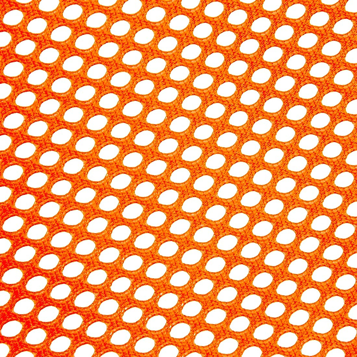 VULCAN Safety Flag with Dowel - Bright Orange - Jersey Mesh Construction - 18 Inch x 18 Inch - 4 Pack