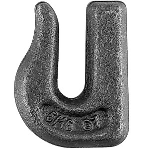 Robbor 5/16 inch Chain Hook Grade 70 Weld On Grab Hook Designed to be Welded onto Flatbed Trailers, Tractors and Other Similar Equipment