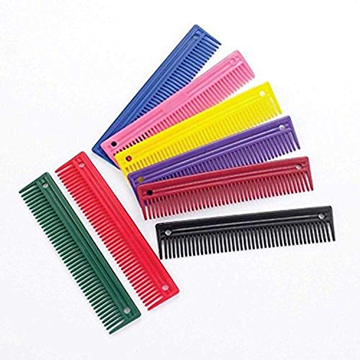 Lincoln Plastic Tail and Mane Comb One Size Black