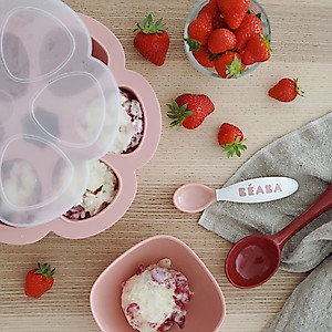 Beaba Silicone Suction Baby Bowl - Silicone Bowl, Toddler Bowls, Baby Bowls First Stage, Baby Necessities, Baby Essentials, Toddler Baby Feeding, Rose