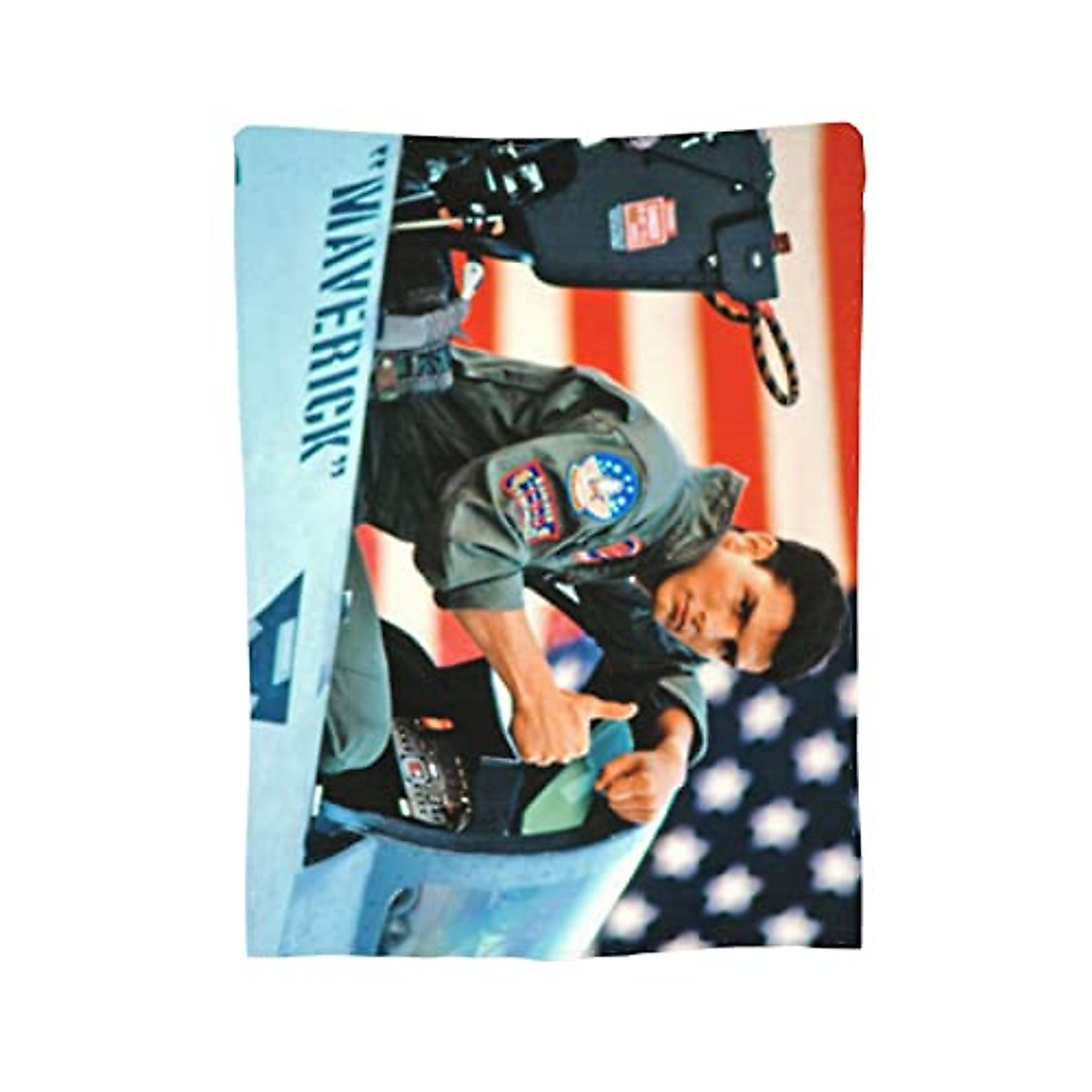 Comfortable Ultra-Soft Micro Fleece Blanket,Tom Cruise Fleece Blankets for Sofa Bed Travel 80"X60"