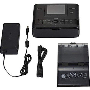 Canon Selphy CP1300 Wireless Compact Photo Printer with AirPrint and Mopria Device Printing, Black (2234C001)