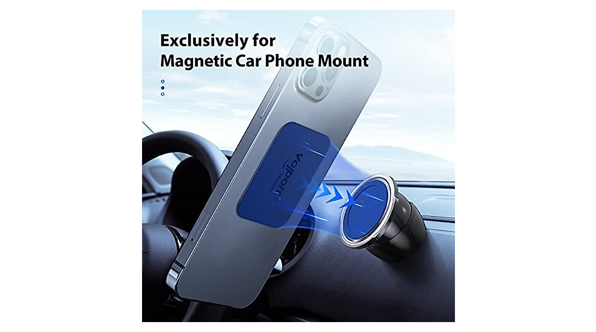 Volport Magnetic Phone Plates: Strong 3M Adhesive for Car Mounts