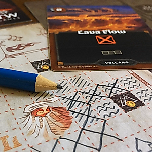 Thunderworks Games - Cartographers: Map Pack 1, Nebblis | Expansion for The Award-Winning Game of Fantasy Map Drawing | Strategy Flip and Write Board Game | Ages 10+ | Family Game for 1-75 Players