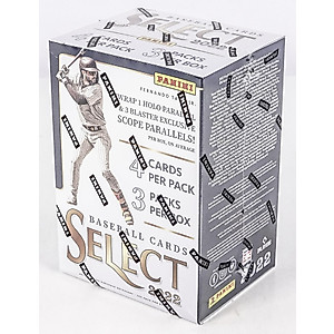 2022 Panini Select MLB Baseball Blaster Box - 4 Packs Per Box - 12 Trading Cards Total Per Box