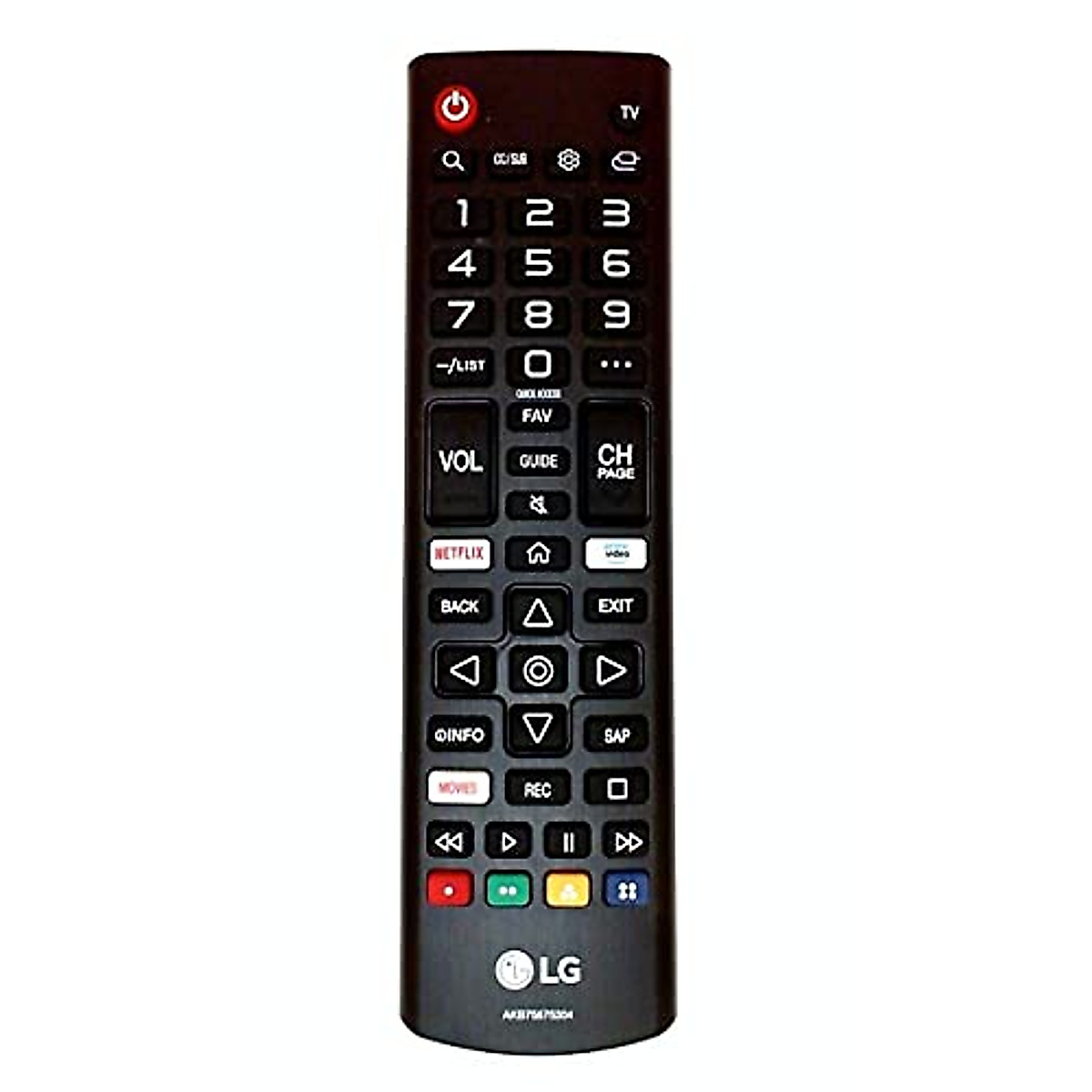 LG OEM Remote AKB75675304 for Select TVs (Renewed)