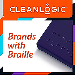 Cleanlogic Detoxify Charcoal Infused Exfoliating Glove, Stretchy Bath & Shower Gloves, Reusable Exfoliator Tool for Smooth & Softer Skin, 3 Pairs, 6 Count Value Pack