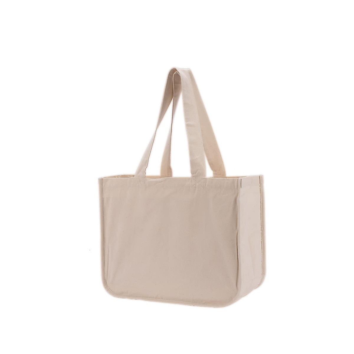 Rae&Kae Canvas Grocery Shopping Bags | Eco-friendly Canvas Grocery Shopping Bags With Handles | Cloth Grocery Tote Bags (1)