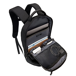 Kah&Kee Compact Gym Work Backpack Waterproof Travel School Bag Good for Laptop and Multipurpose (Black II)